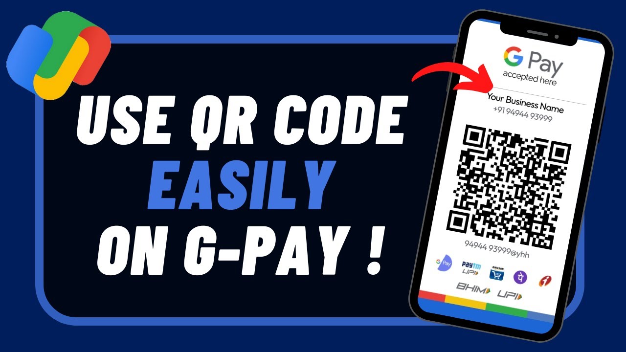How To Get QR Code of Google Pay - How to Use Google Pay QR code - YouTube