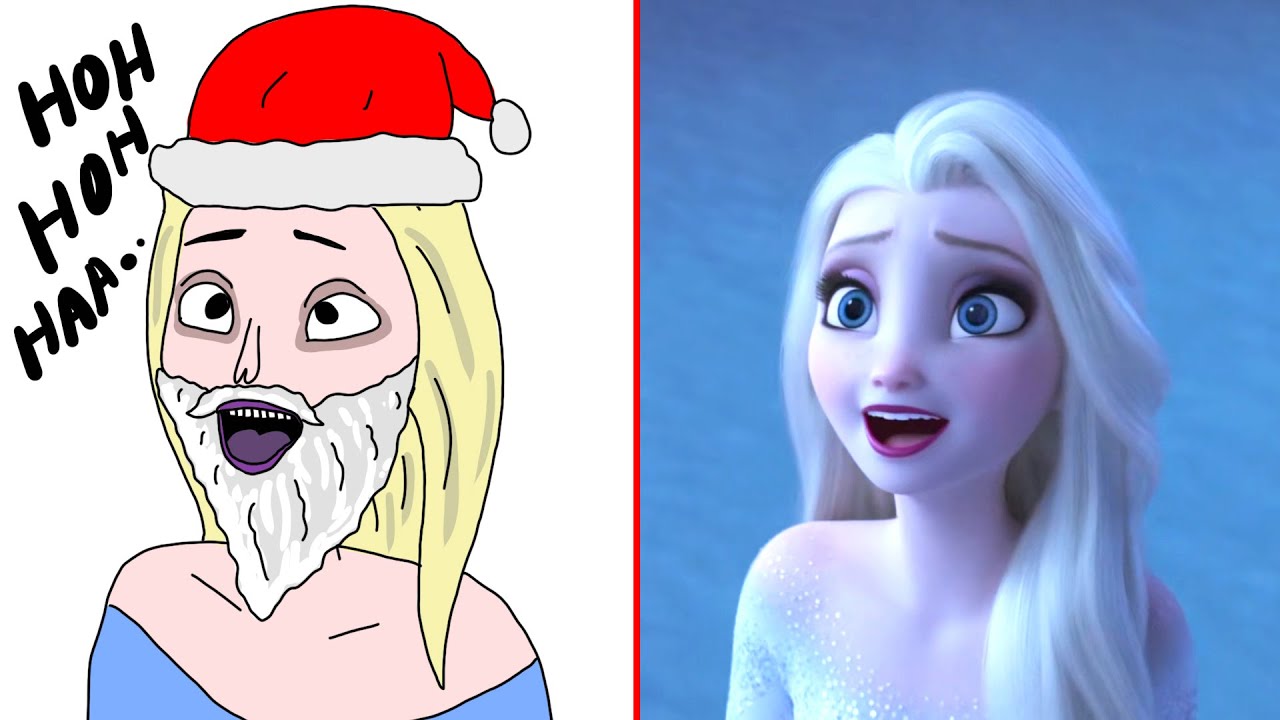 Frozen 2 Funny Drawing Meme | Elsa | Show Yourself Song - YouTube