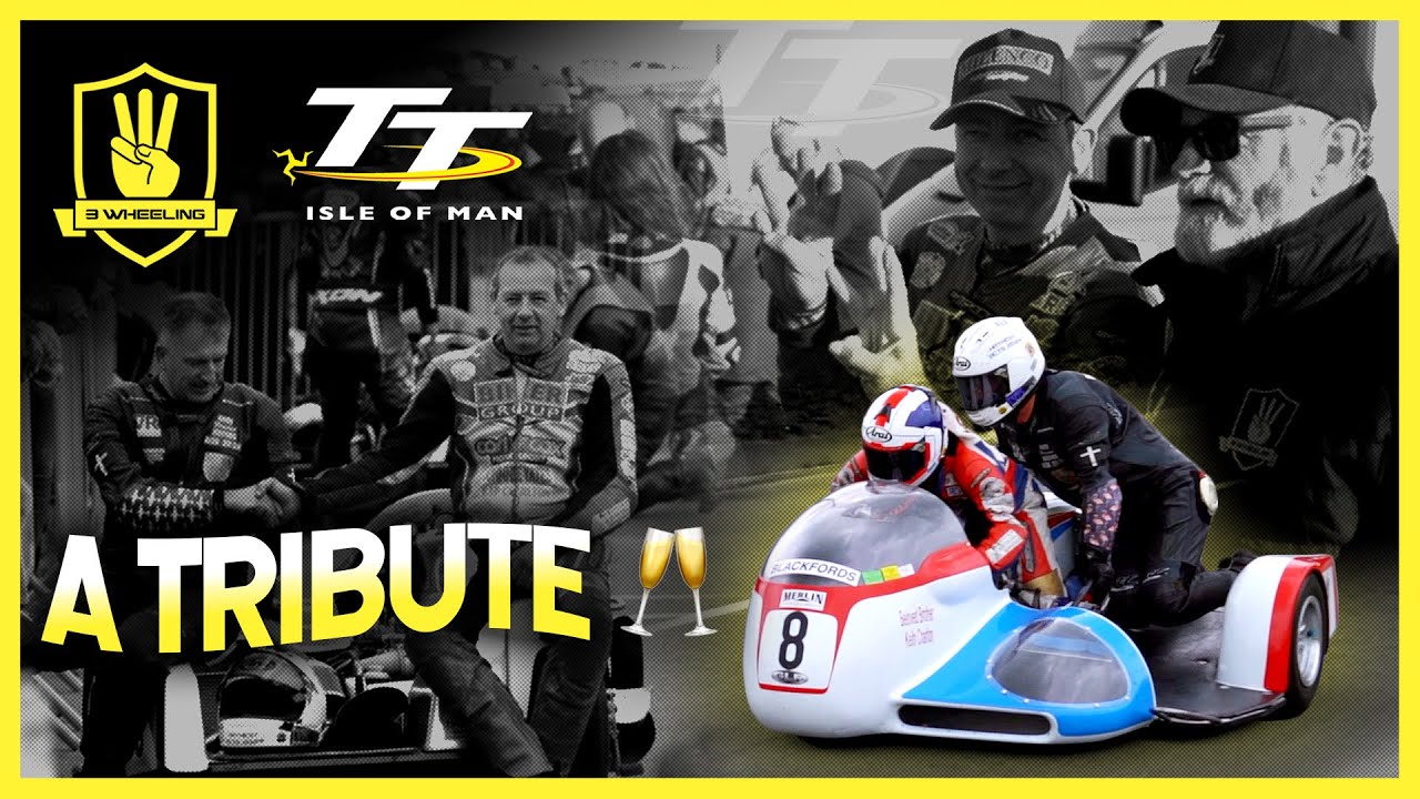 A TRIBUTE 🥂 At the 2022 Pre TT. Classic Races Greg Lambert dedicates ...