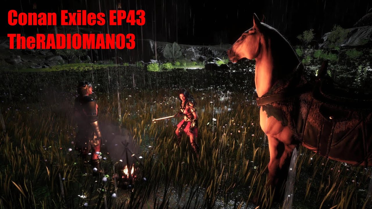 Conan Exiles EP43 "Northern Village Raid" - YouTube