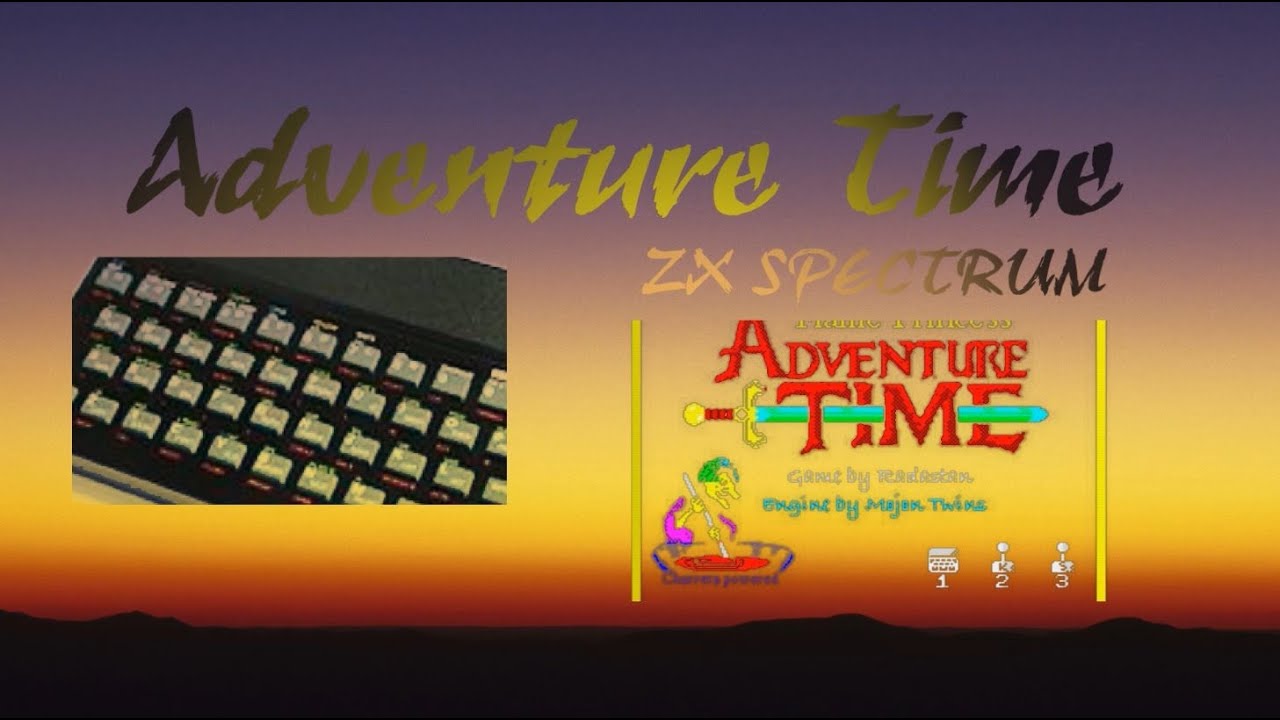 ZX Spectrum new game -=Adventure Time=- - YouTube