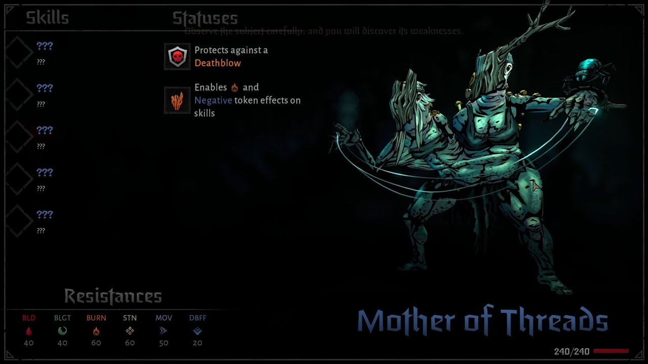 Darkest Dungeon 2 Coven Final Boss Fight Mother of Threads - YouTube