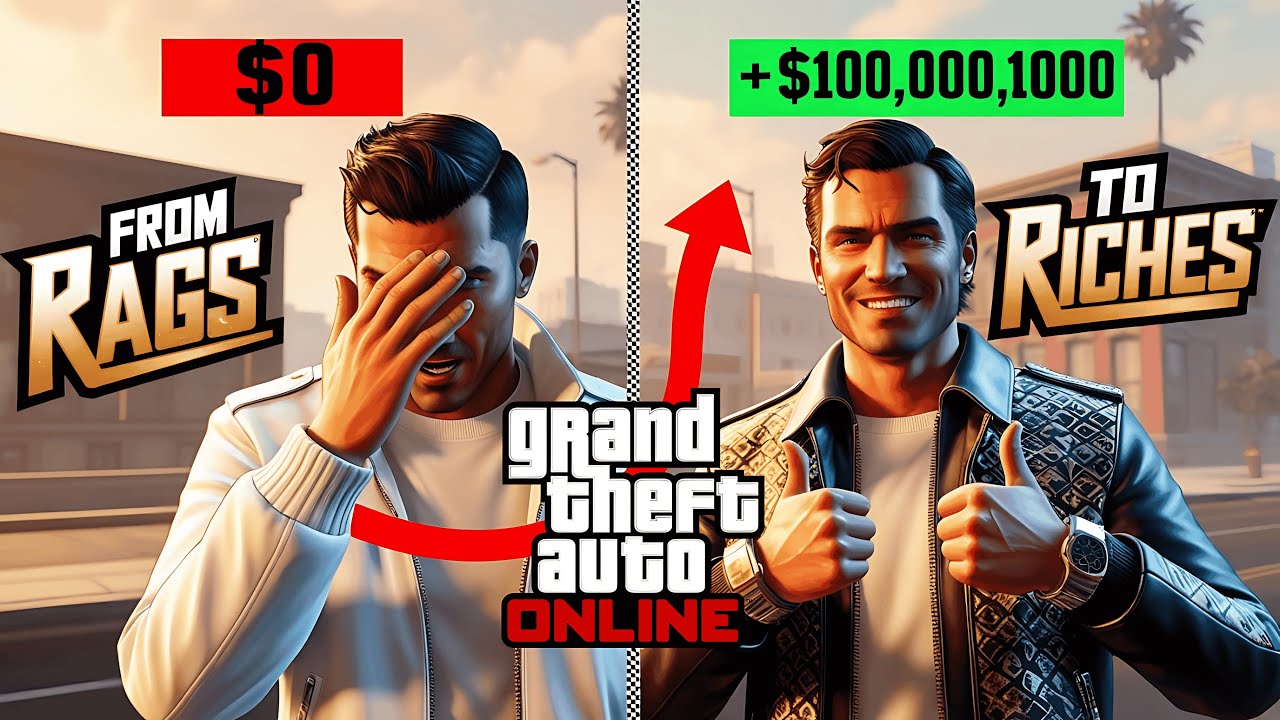 🔴 GTA Online LIVE – From Rags to Riches 💰 The Ultimate Grind Begins ...