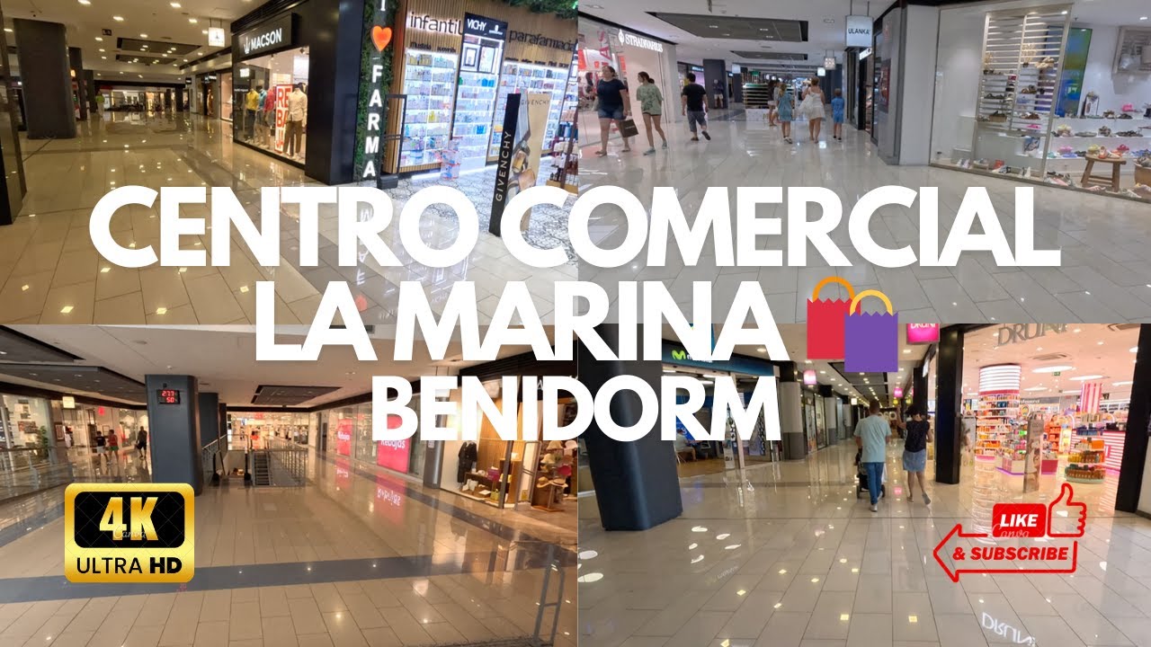 Benidorm 🇪🇸 La Marina Shopping - Amazing Shopping Centre you must visit ...
