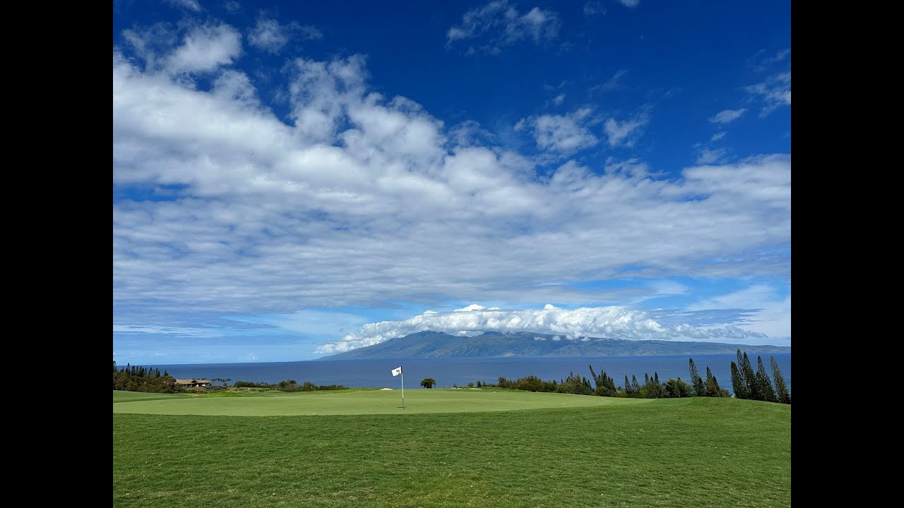Golf Noob Attempts Difficult PGA Champions Course | Kapalua Plantation ...