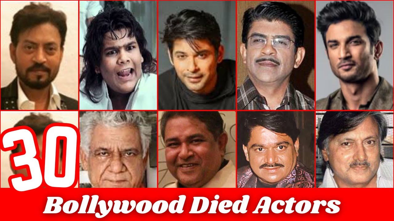 Top 30 Bollywood & Television Actor's Died so early | Bollywood Dead ...