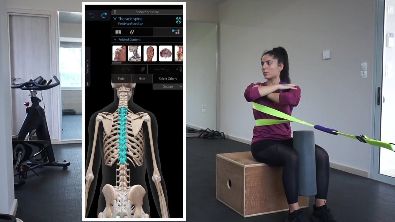 T - Spine Exercises - YouTube