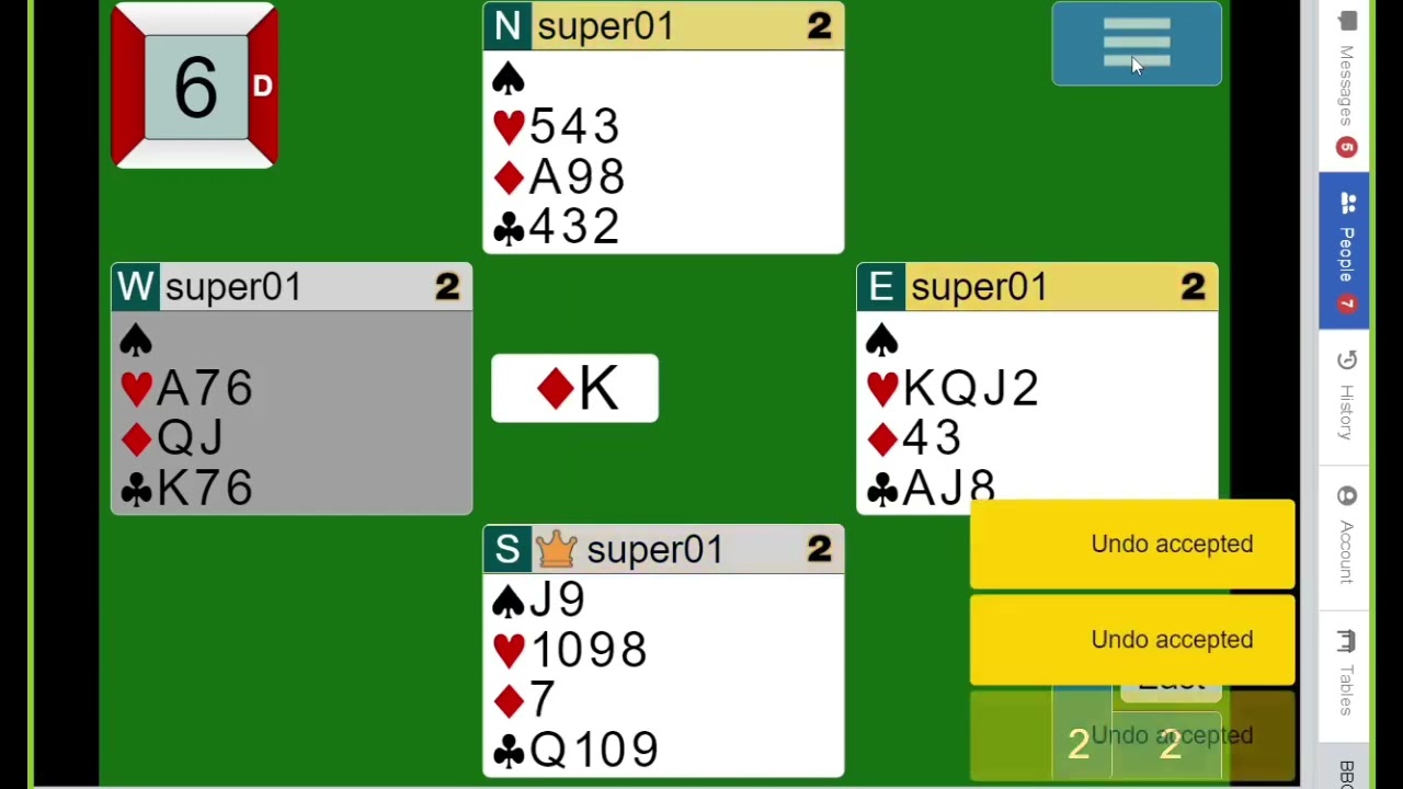 Bridge Defence Third hand play part 2 - YouTube