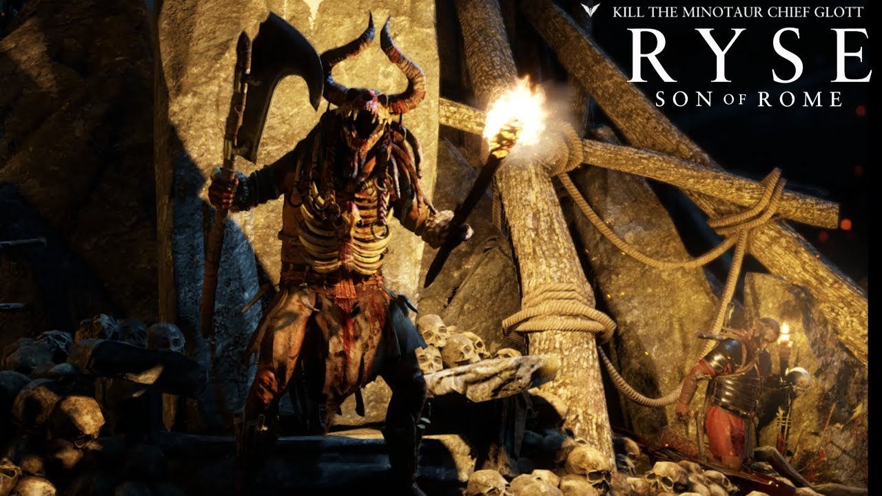RYSE SON OF ROME-Kill The Minotaur Chief Glott-Part 7 (1080p) - YouTube