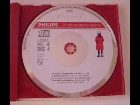 Mozart - Sinfonia concertante in A, K App.104 320e