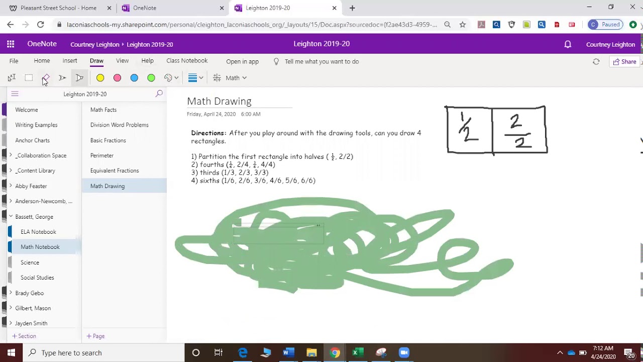 Math Drawing Tool activity - YouTube