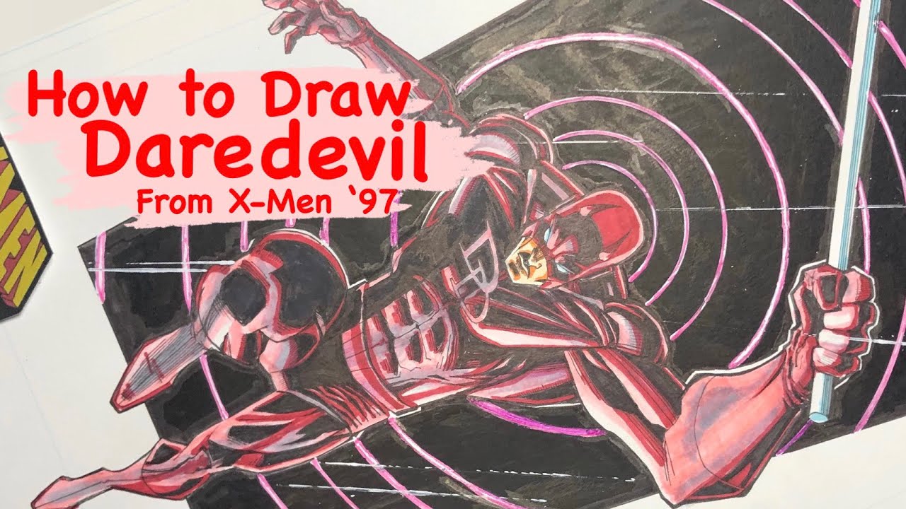 How to Draw Daredevil From X-Men ‘97 - YouTube
