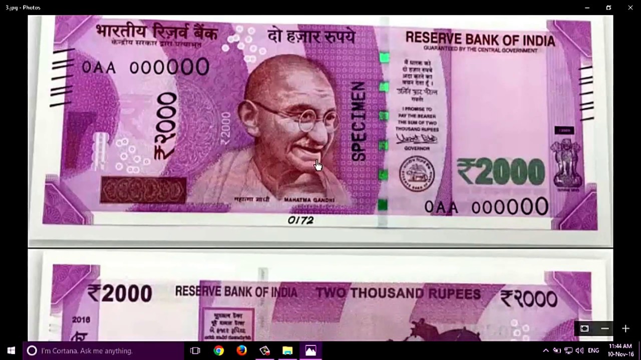 All you need to know Rs 500, 2000 New notes - YouTube