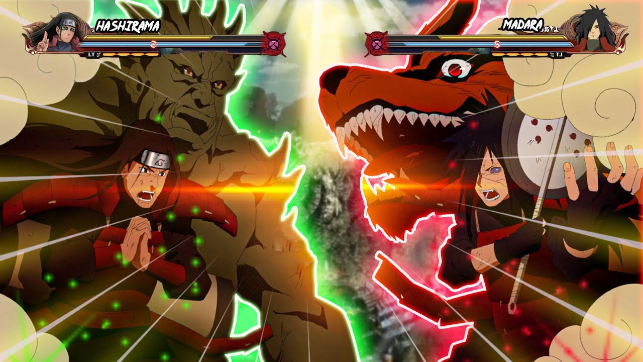 MADARA & KURAMA VS SAGE HASHIRAMA " EPIC MOMENT STORY " - Naruto ...