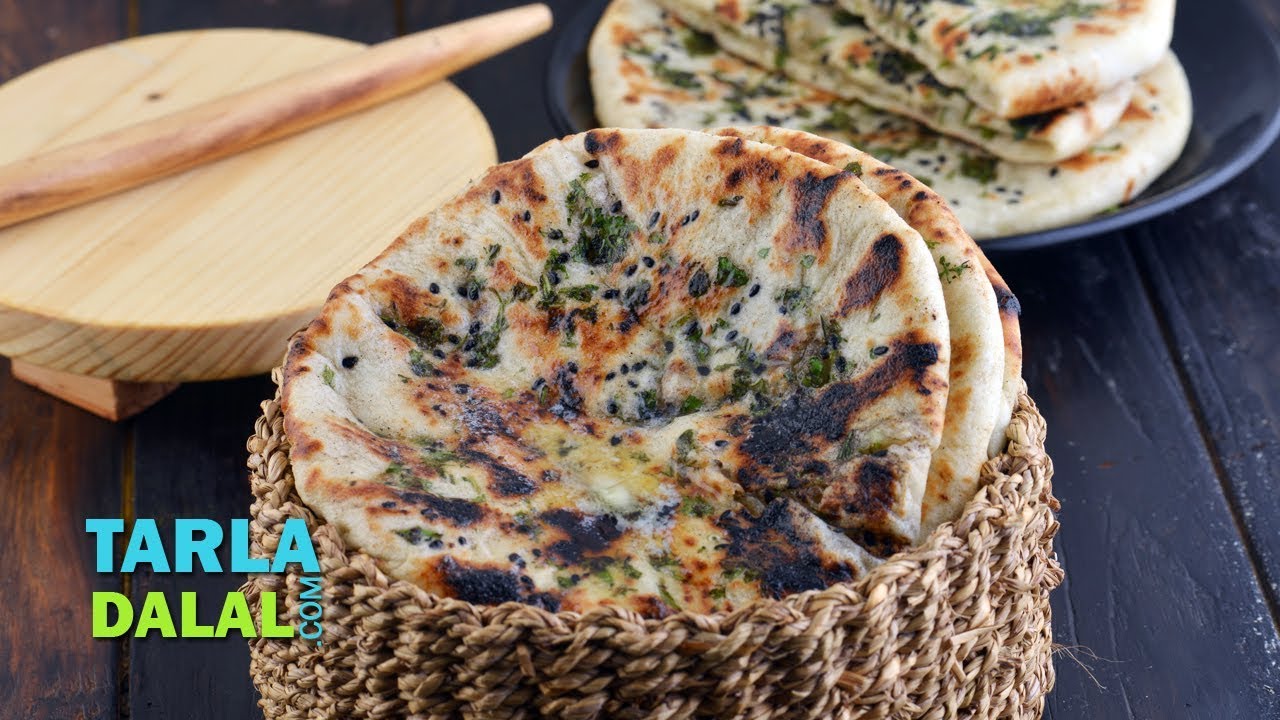 Restaurant Style Aloo Kulcha, Amritsari Potato Kulcha by Tarla Dalal ...