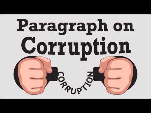 Paragraph on Corruption - YouTube