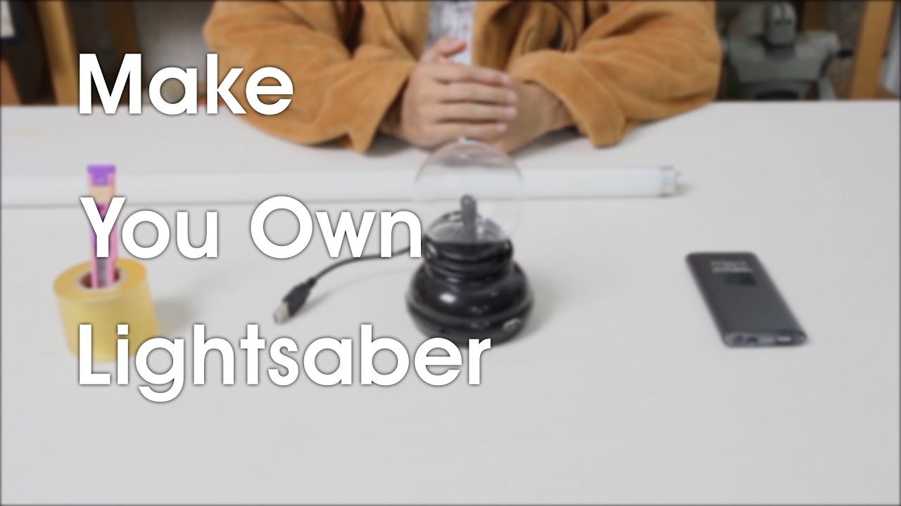 Homemade Plasma ball Lightsaber - YouTube