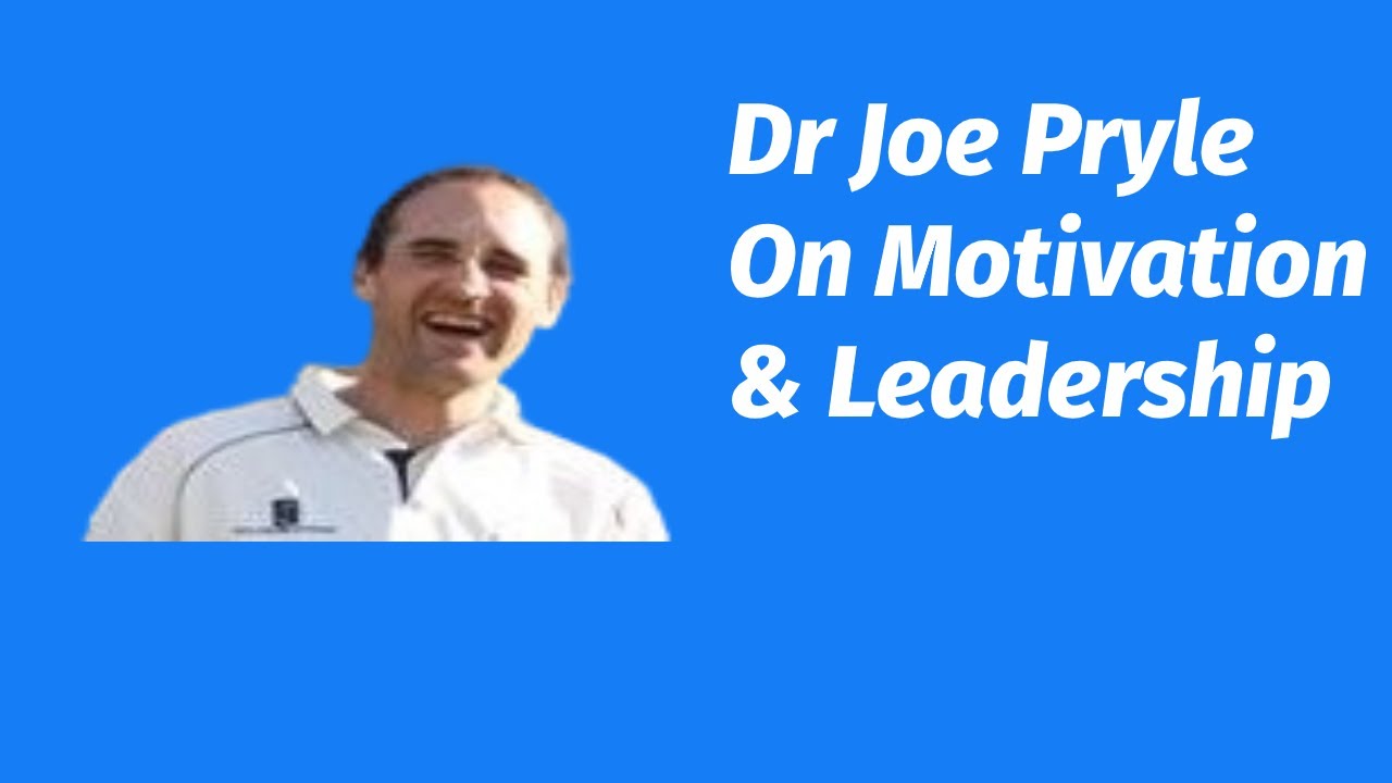 Interview With Dr Joe Pryle On Motivation & Leadership - YouTube