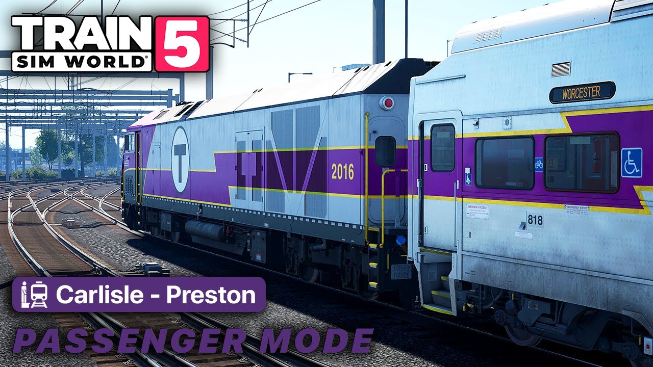 Train Sim World 5 - Passenger Mode | Boston South Station - Worcester ...