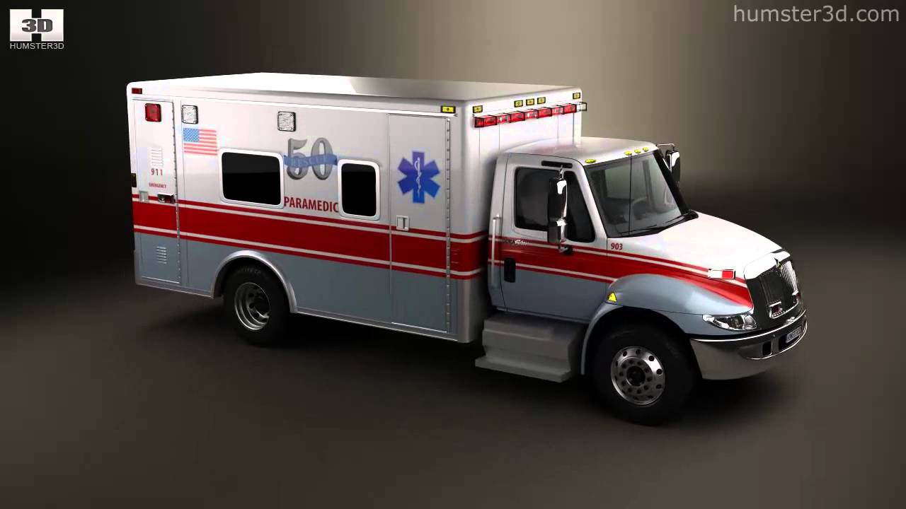 International Durastar Ambulance 2014 3D model by 3DModels.org - YouTube