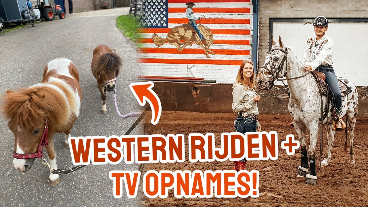 WESTERN RIJDEN + Behind the scenes bij TV opnames! || Vlog#202 - YouTube