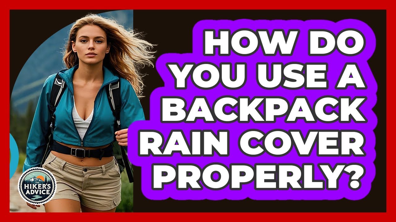 How Do You Use a Backpack Rain Cover Properly? - YouTube