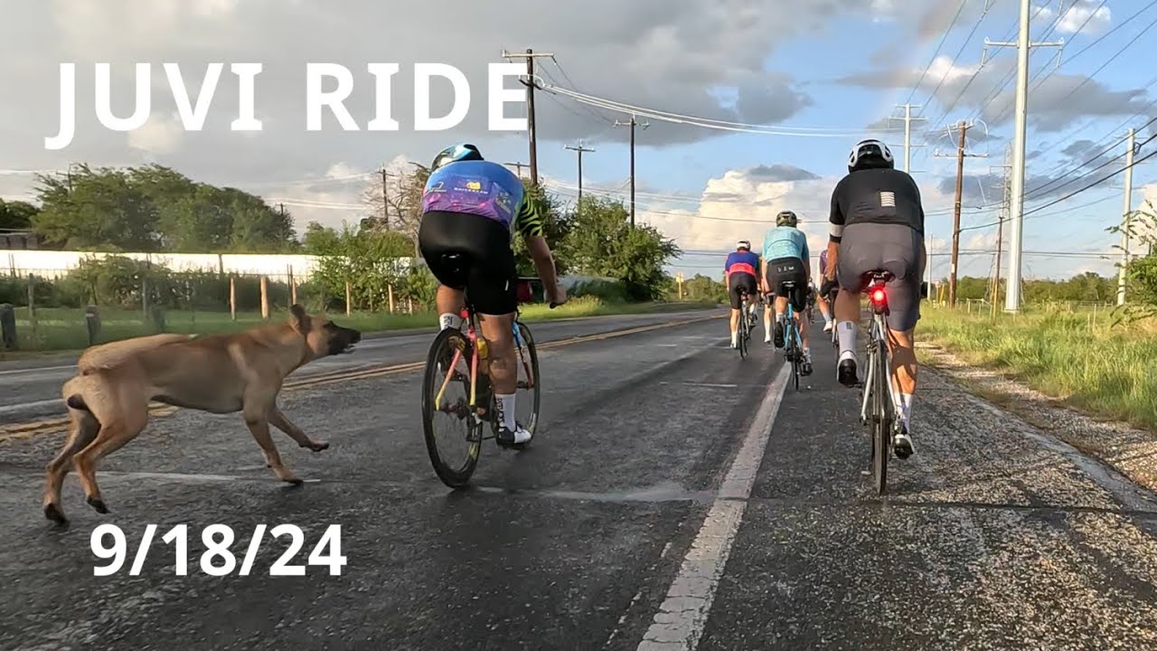 Juvi Group Ride Road Cycling San Antonio 09-18-2024 - YouTube