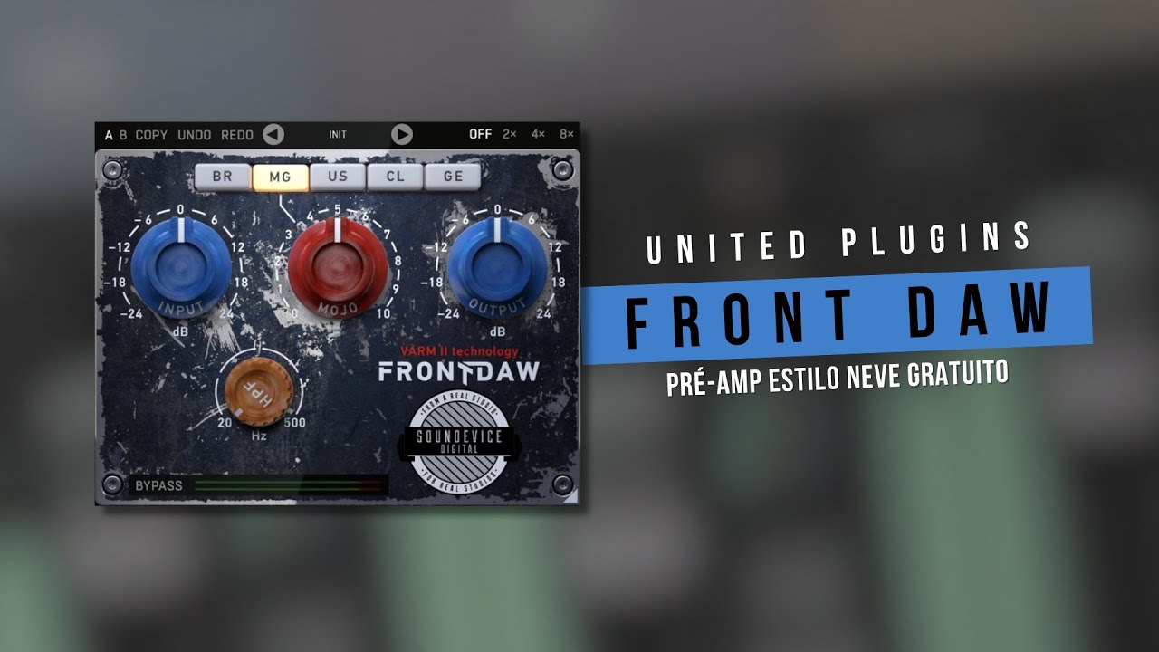 United Plugins Front Daw - Pre-Amp Estilo NEVE Gratuito - YouTube
