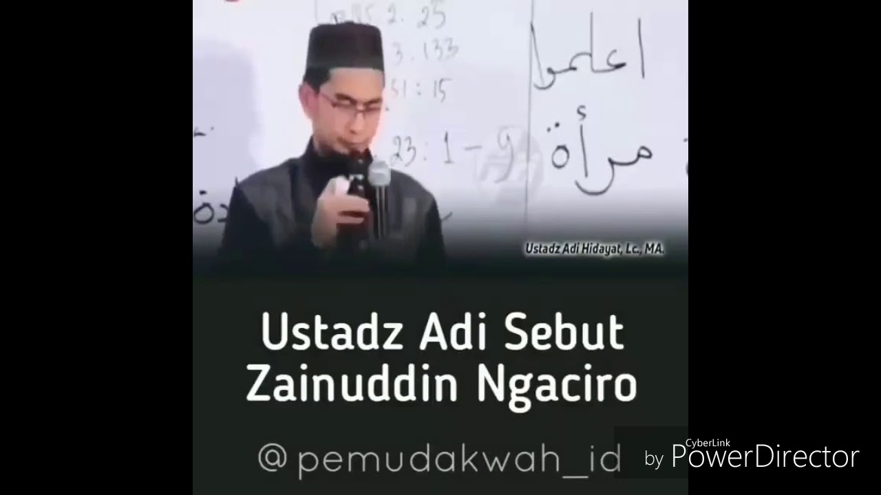 Video Lucu Ustadz Adi Hidayat Sebut Zainuddin Ngaciro, Jamaah Ngakak ...
