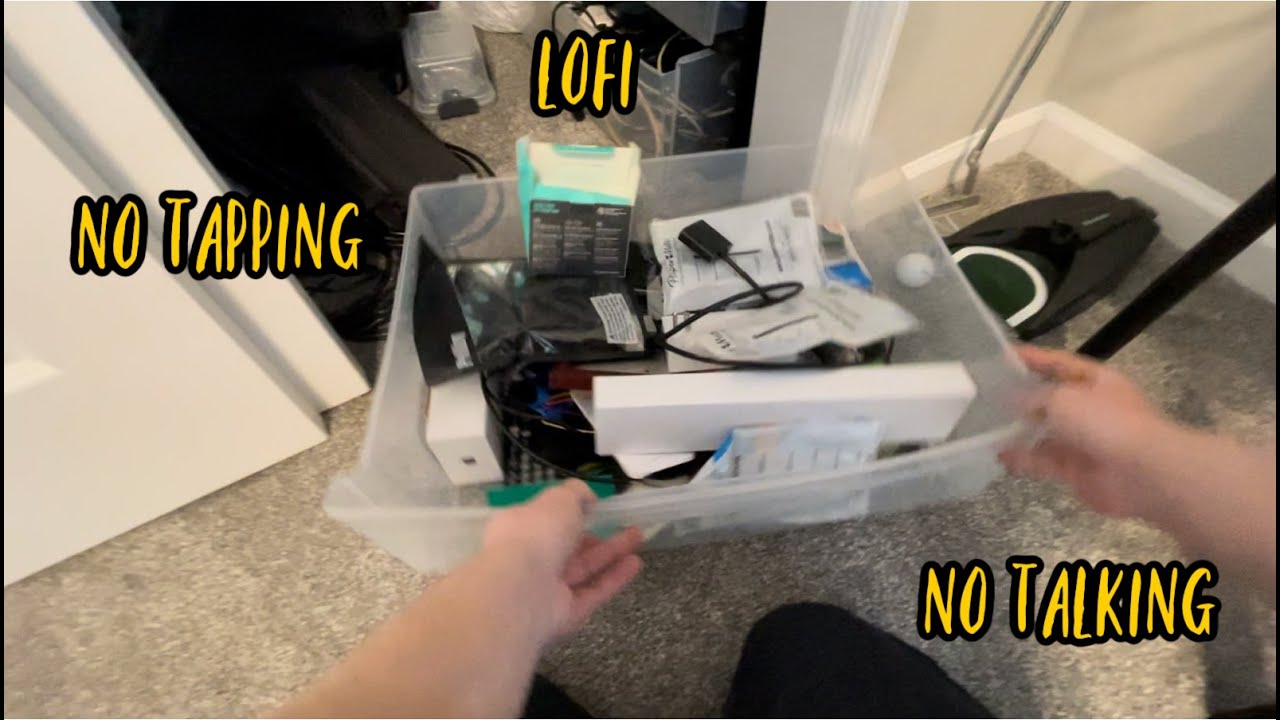 ASMR - Rummaging and Organizing My Drawer (No Talking, No Tapping ...