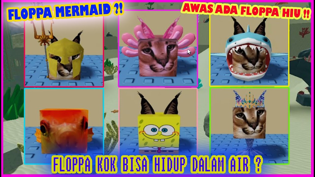 DRAMA FLOPPA !! Dapet FLOPPA SPONGEBOB dan AQUAMAN - ROBLOX INDONESIA ...