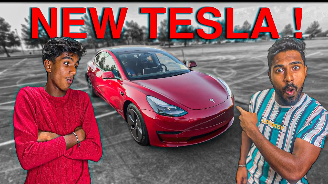 15 YEAR OLD DRIVING TESLA ! 😳😎 - YouTube