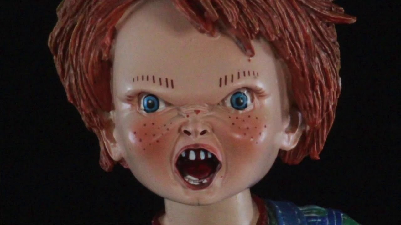 Neca Toys Child's Play 2 Chucky Head Knocker review - YouTube