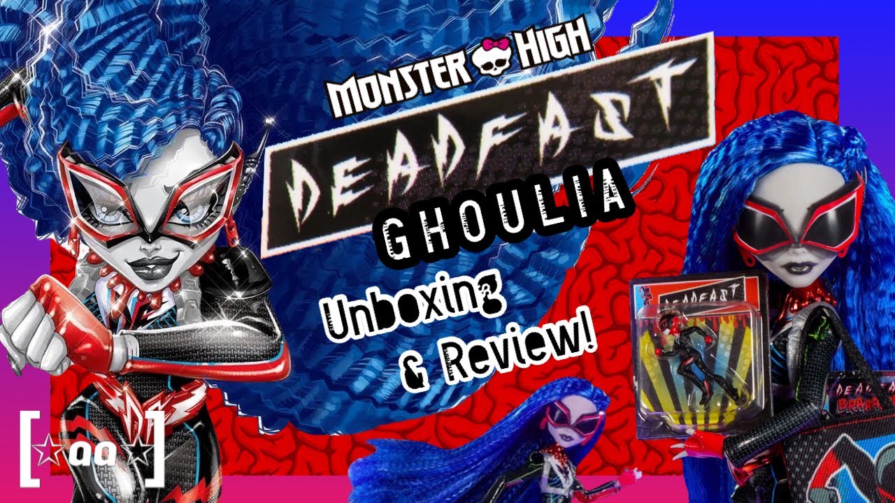 DEADFAST GHOULIA SDCC Monster High Doll Unboxing + Review! - YouTube