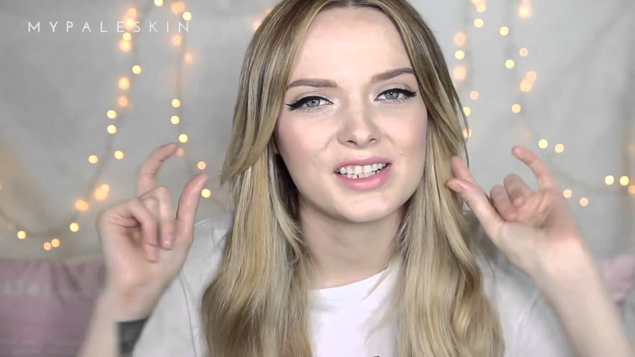 How To Easy Winged Eyeliner Tutorial Mypaleskin Youtube