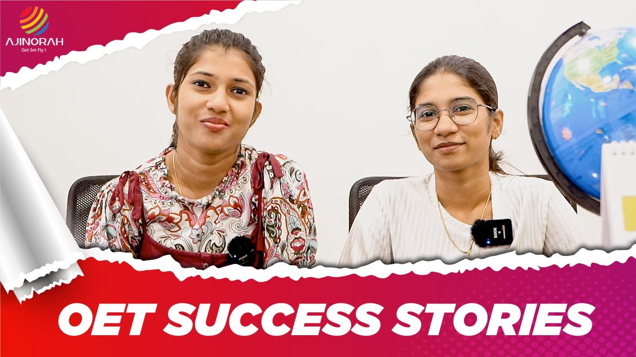 OET SUCCESS STORIES | AJINORAH | OET | IELTS | GET SET FLY - YouTube