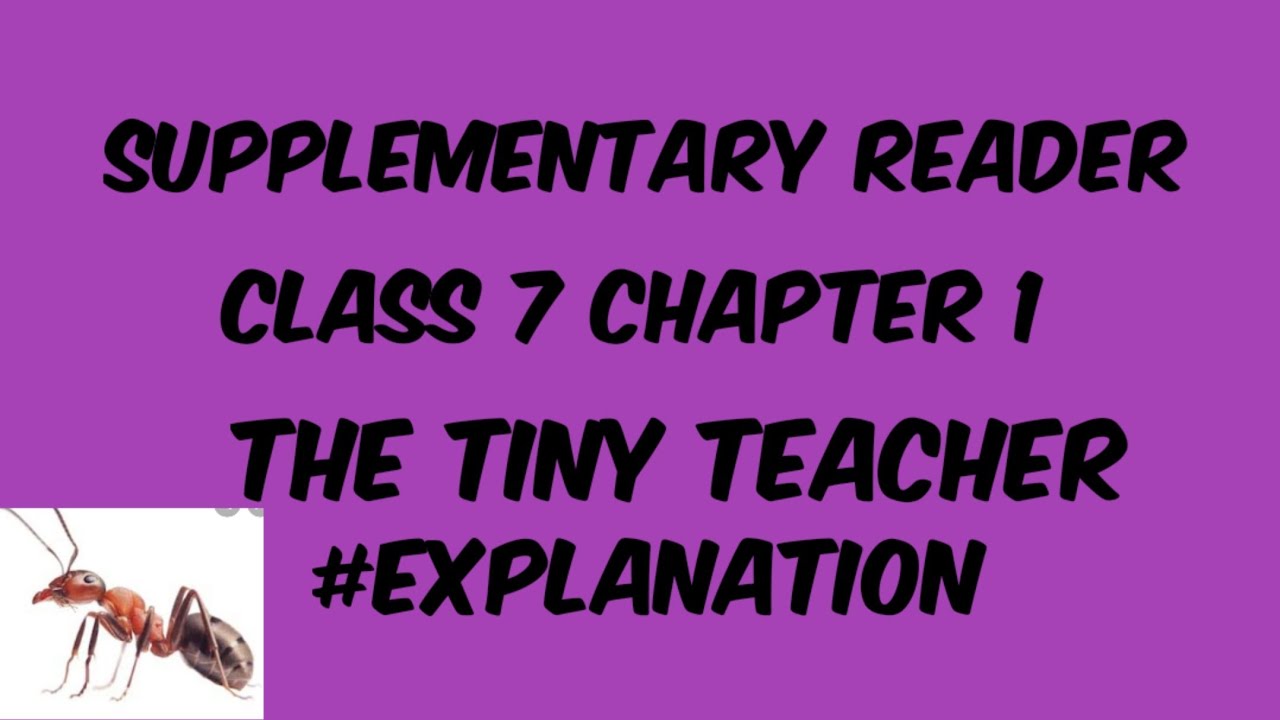 NCERT ENGLISH SUPPLEMENTARY READER CLASS 7 CH 1 The Tiny ncert-english-supplementary-reader-class-7-ch-1-the-tiny
