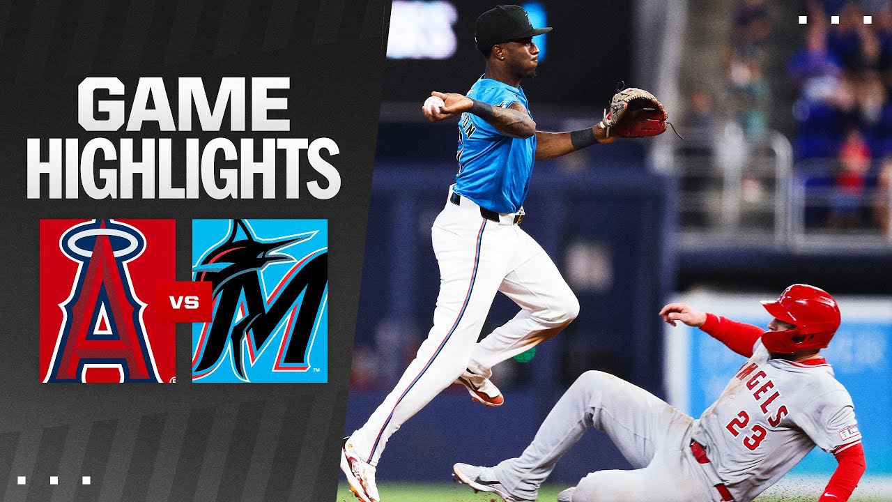 Angels vs. Marlins Game Highlights (4/3/24) | MLB Highlights - YouTube