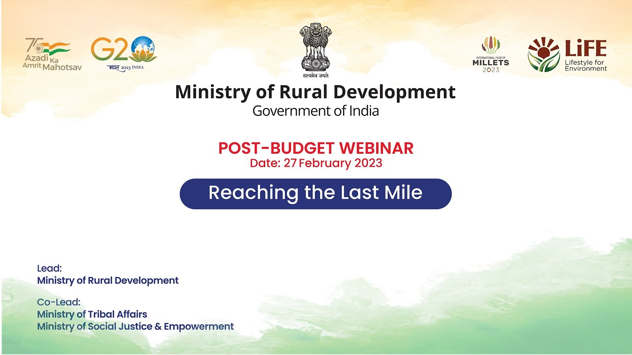 Post Budget Webinar Session - Reaching The Last Mile | PM Narendra Modi ...