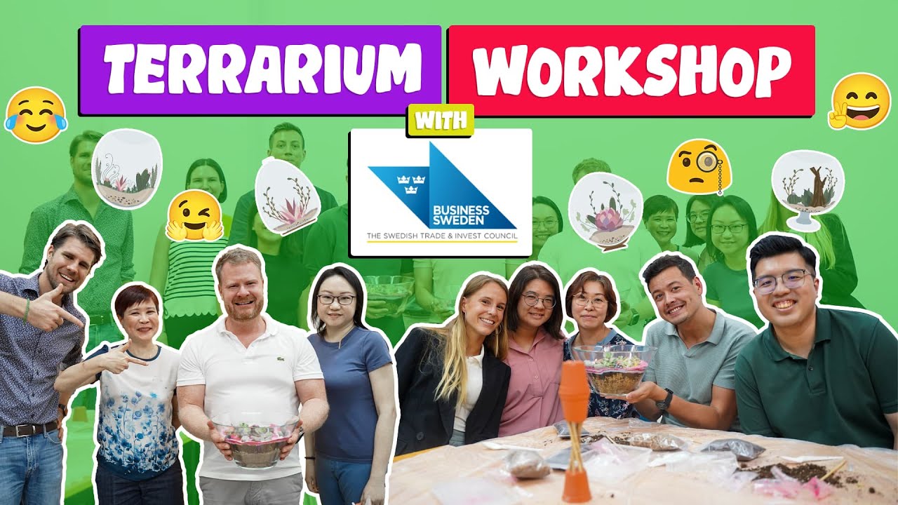 Engaging Terrarium Workshop with Business Sweden | FunEmpire Stories ...