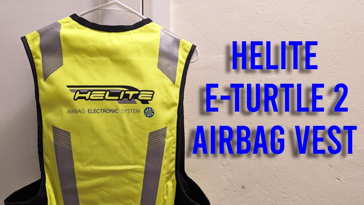 Helite E-Turtle 2 Airbag Vest | Unboxing and First Impressions - YouTube