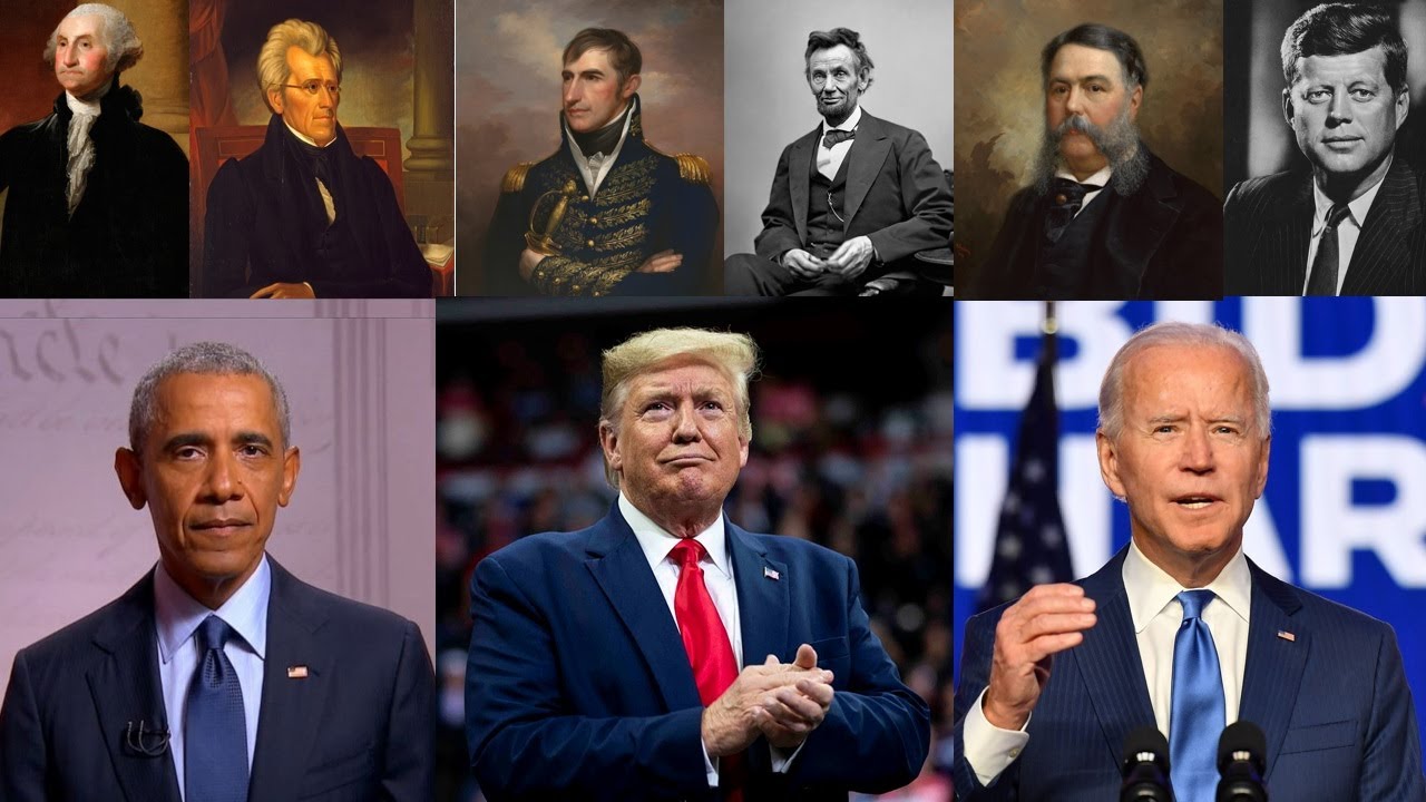 Presidents of The United States of America | 1789 - 2021 | - YouTube