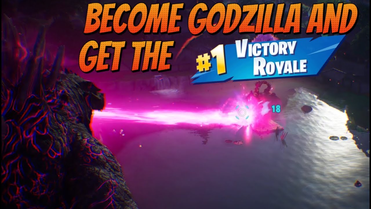 Become Godzilla and get the Fortnite Victory Royale! Gameplay ...