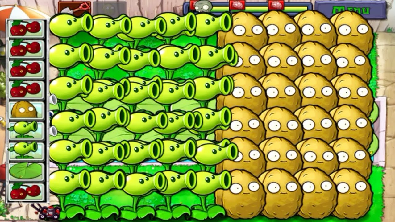 PLANT VS ZOMBIE • GIANT PLANTS VS MINI ZOMBIES FULL HD GAMEPLAY - YouTube