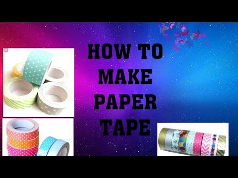 Paper printed tape / how to make paper tape @deeksha art and crafts ...