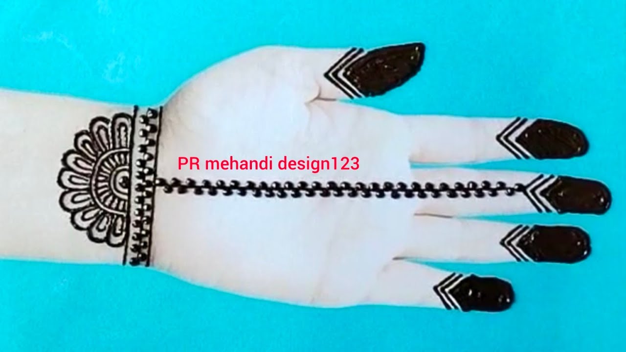 Mehndi designs for daily use|fronthand mehandi design|simple mehndi ...