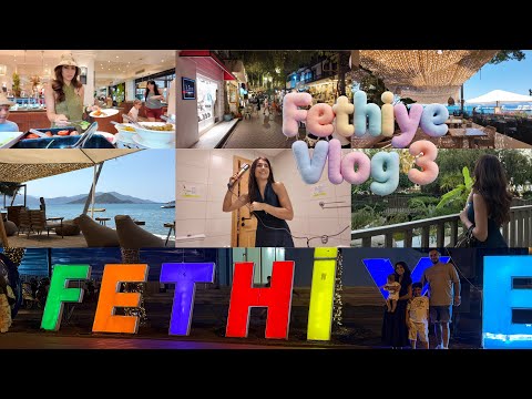 FETHİYE TATİL VLOG 3🌄MERKEZİ GEZİYORUZ🇹🇷ÇARŞI TURU🛍️