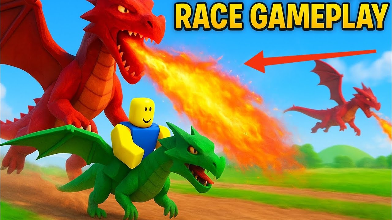 The Most Dangerous Dragon Race 💀☠️ In Roblox !!! (Epic Speed🔥) - YouTube