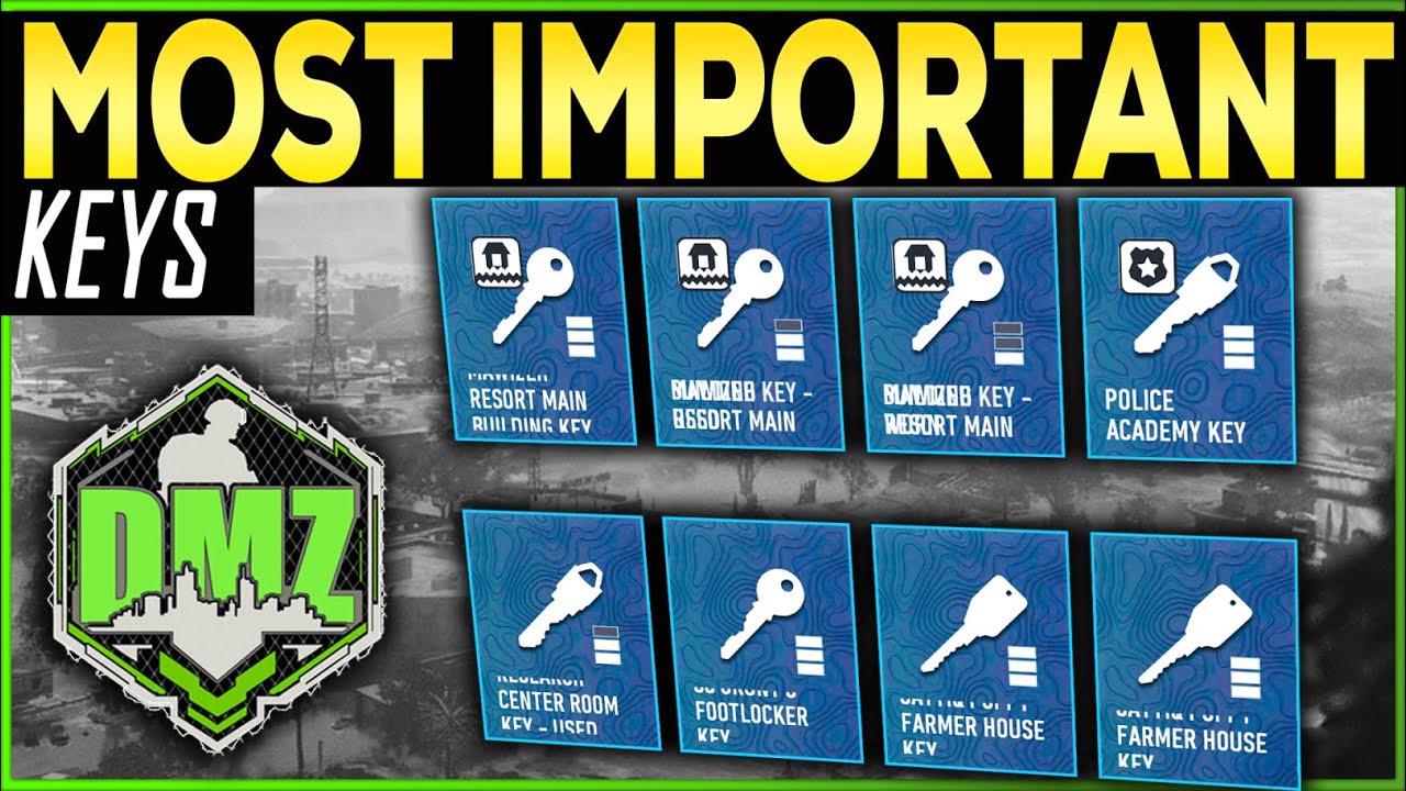 MW2 DMZ MOST IMPORTANT KEYS To Keep Season 2 - What keys to Keep for ...