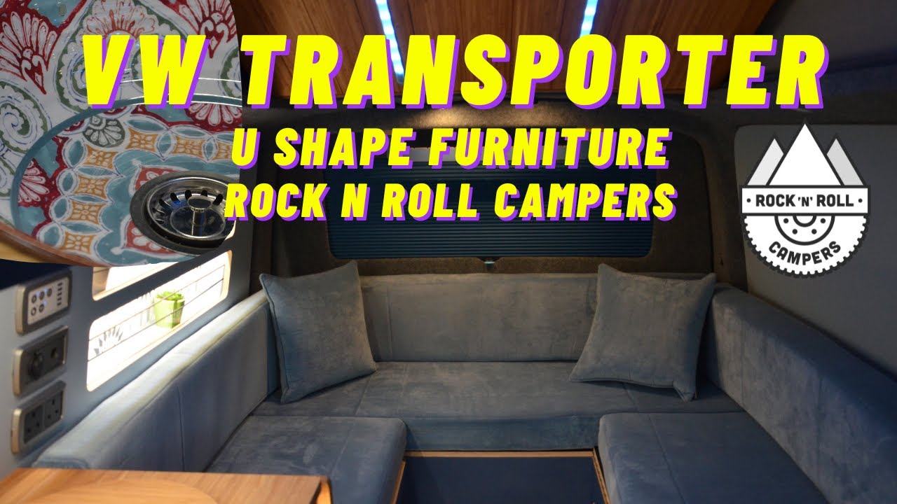 ROCK N ROLL CAMPERS | VW TRANSPORTER SWB | U Shape Furniture | 4 Berth ...